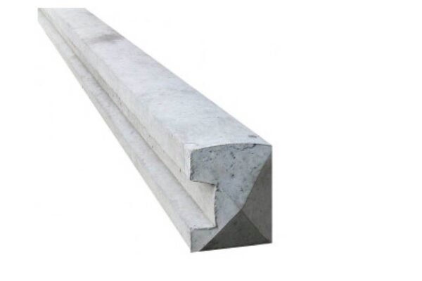 8ft Concrete End Fence Post | 4x4 Weathertop | Made to Order | A51
